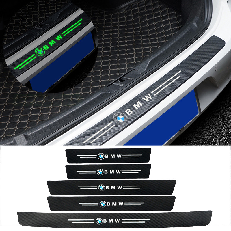 รถเกณฑ์สติกเกอร์ประตู Sill Anti-scratch Strip Decals สําหรับ BMW F30 ...