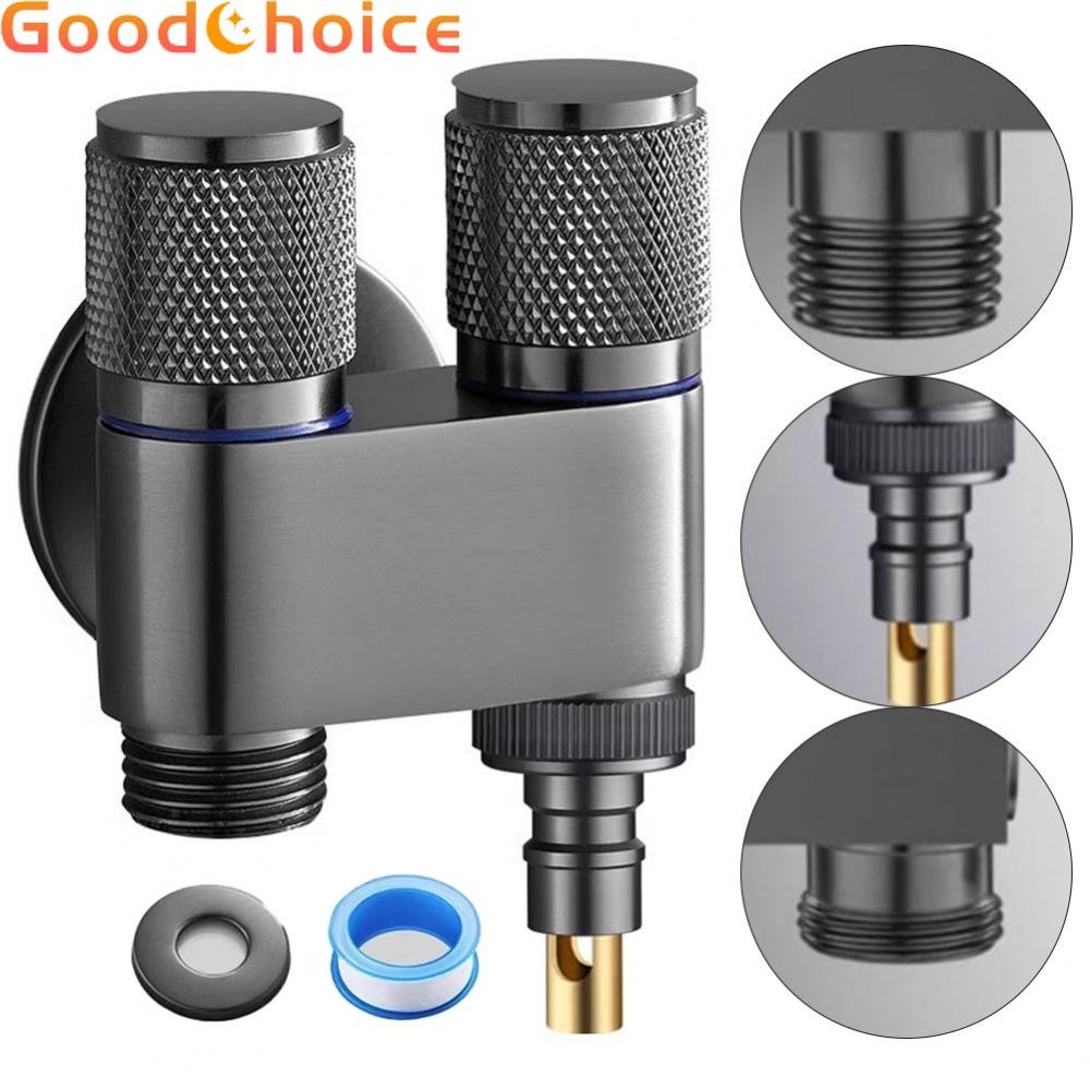 【Good】Dual Control Valve Double Control Valve Rust Resistant 1-In-2-Out ...