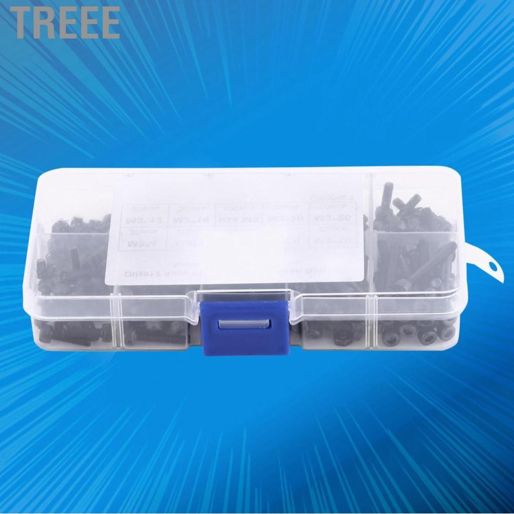 Treee สกรูหัวจมหกเหลี่ยม โลหะผสมเหล็ก ปุ่มแรงดึงสูง แบน | Shopee Thailand