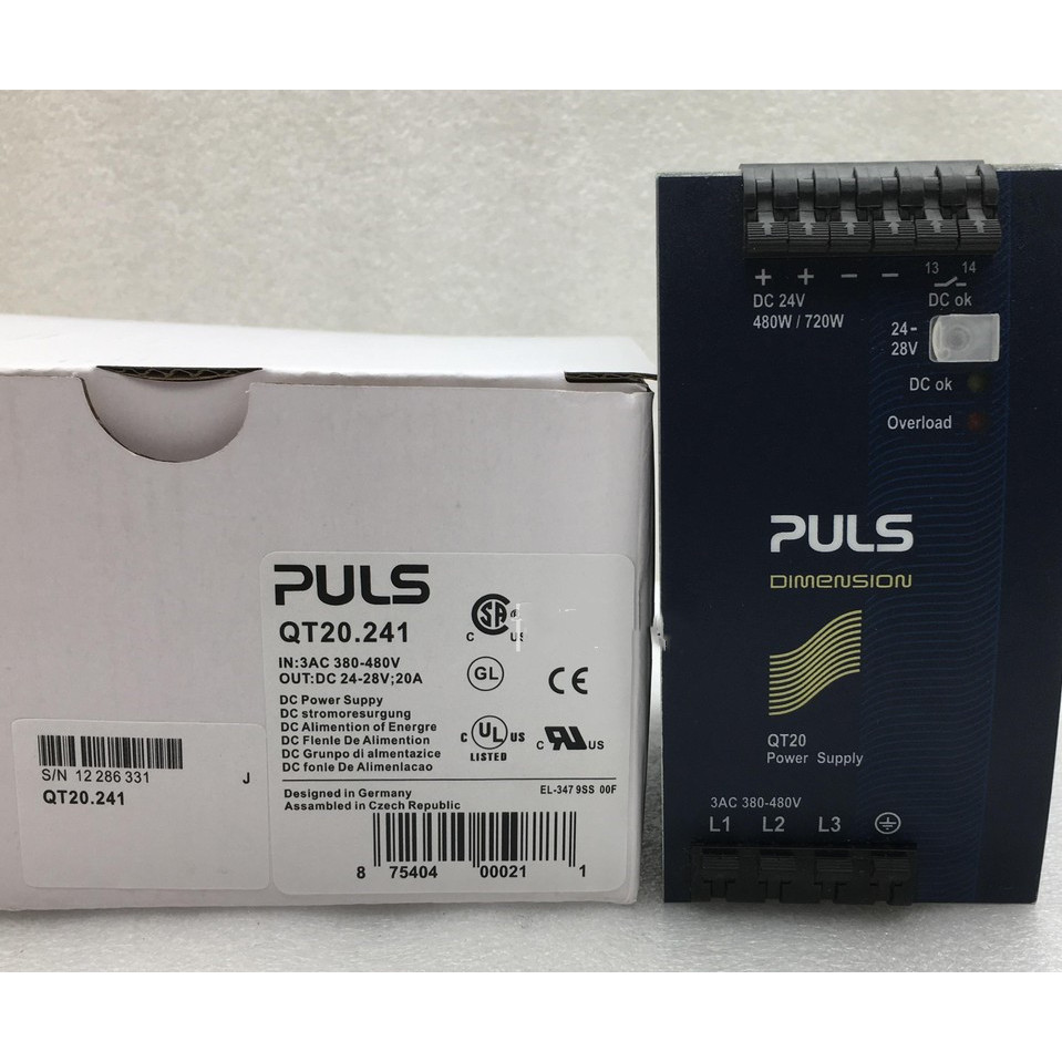Puls Switching Power Supply QT20.241 QS 20.481 QS20.241 QT40.241 QS42 ...
