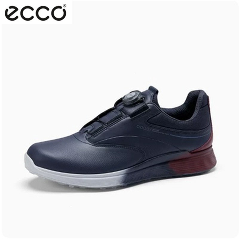 รองเท้า Ecco รองเท้ากอล์ฟผู้ชาย รองเท้ากีฬากันลื่นกลางแจ้ง Boa Knob กัน ...