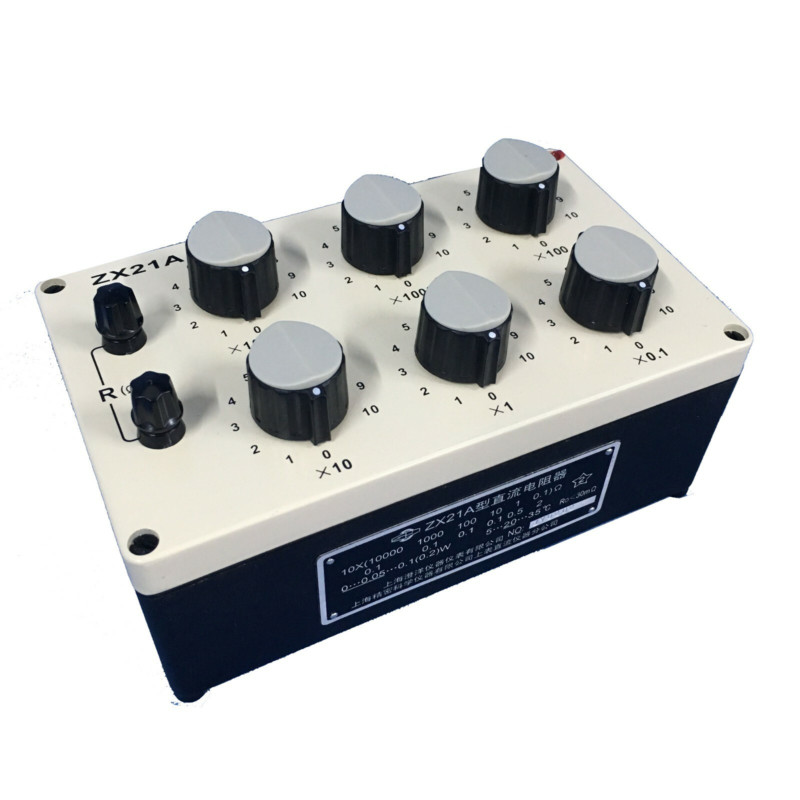 Precision Adjustable DC Resistance Box Resistor DC Decade Resistance ...
