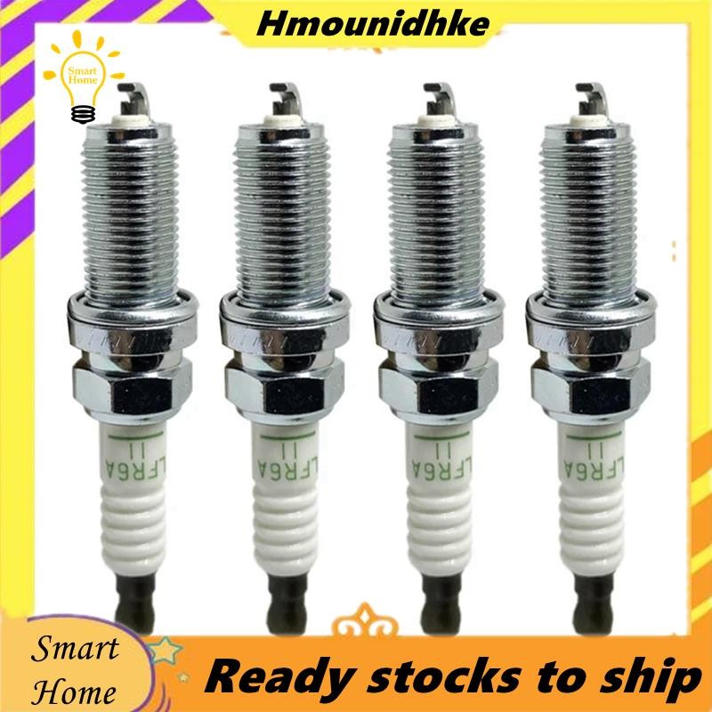 หัวเทียน 4 ชิ้น 22401-8H516 LFR6A11 3672 สำหรับ Yamaha F115 F225 F250 ...