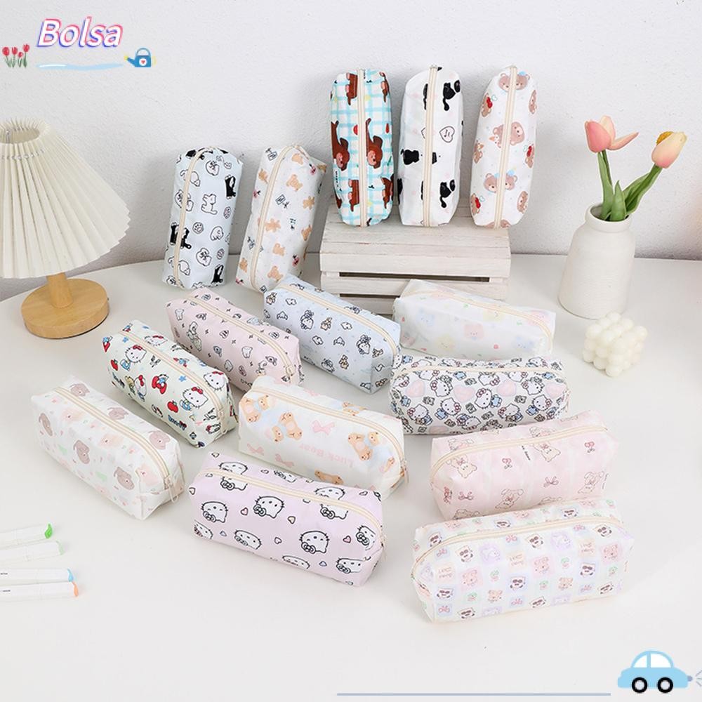 ดินสอ บลา ,ความจุขนาดใหญ่รูปแบบสัตว์กระเป๋าดินสอ, สวัสดี คิตตี้ พิมพ์ ...