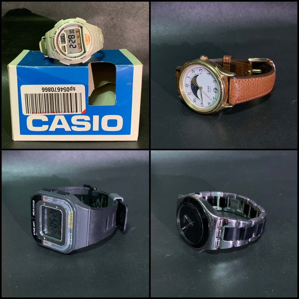 🇯🇵ของเล่นนของสะสม ญี่ปุ่นมือสอง แท้💯 นาฬิกา Casio, Alba, Swatch ...