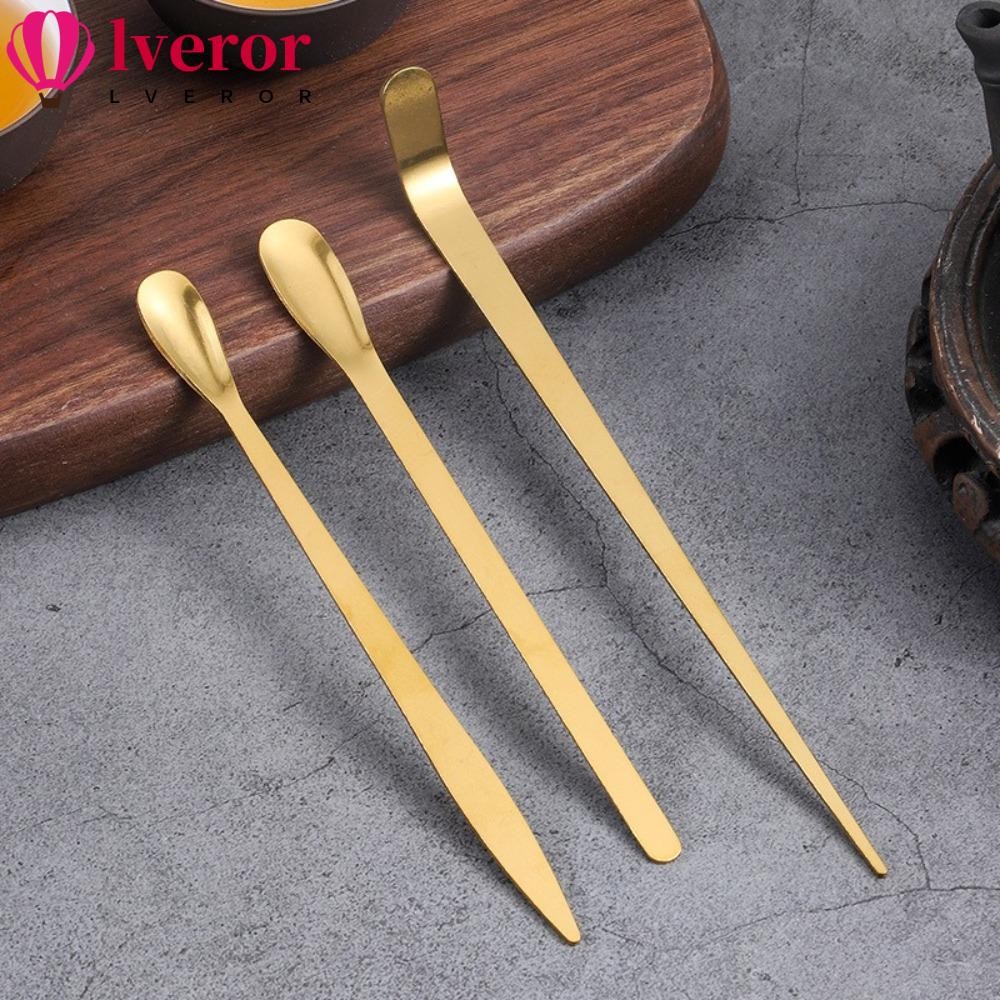 Lveror ช้อนมัทฉะ ไม้ชาแบบดั้งเดิมของญี่ปุ่น เครื่องมือครัวตักมัทฉะสแตนเลส | Shopee Thailand