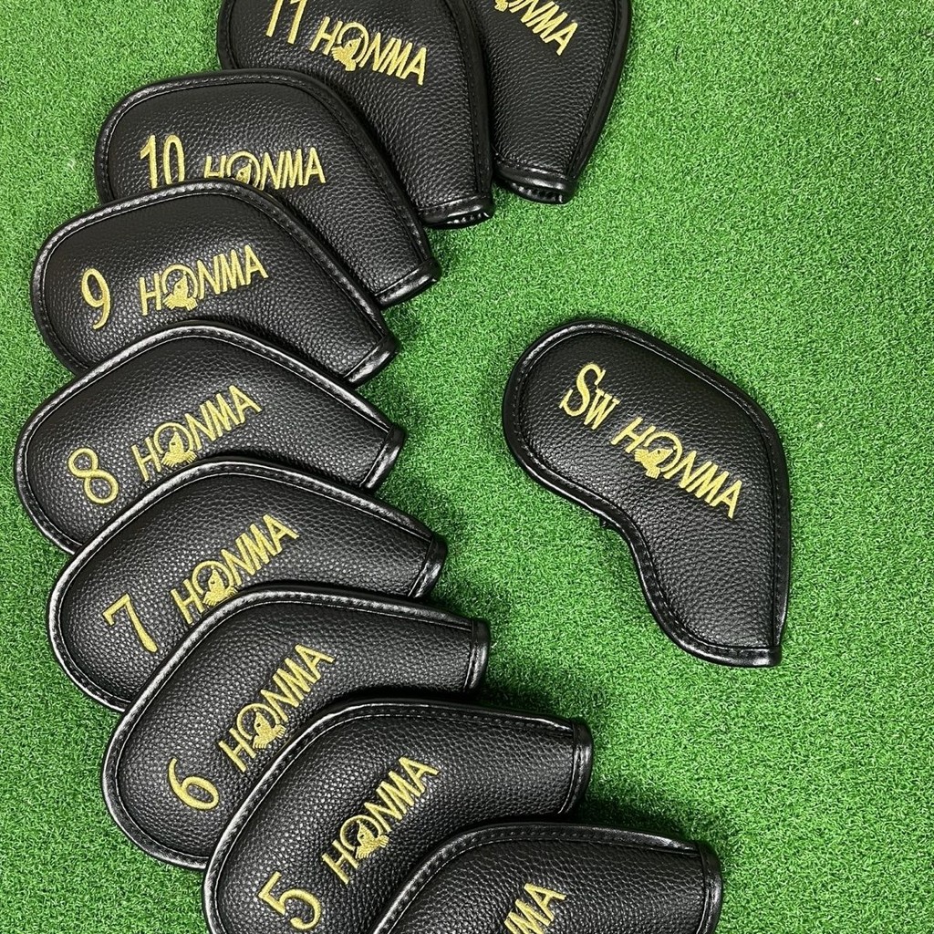 10 ชิ้น/เซ็ต Honma Golf Iron Covers Golf Club Headovers Wedges ครอบคลุม ...