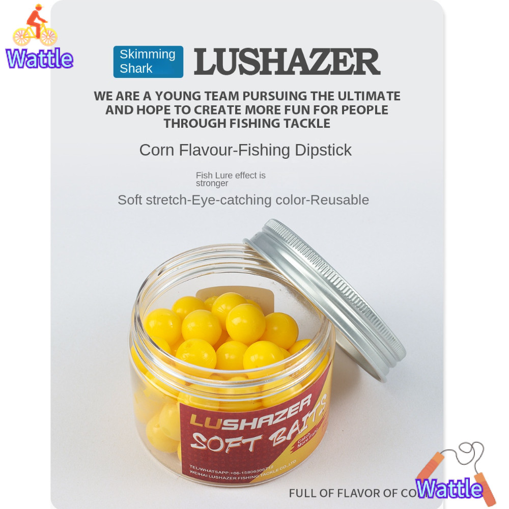 WATTLE fishing Jelly Bait, ปลาปลาคาร์พเทียมรสอาหารลูกปัด, 2024 fishing ...