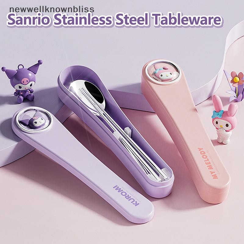Newwellknownbliss Sanrio Hello Kitty บนโต๊ะอาหารสแตนเลส Cinnamoroll My ...