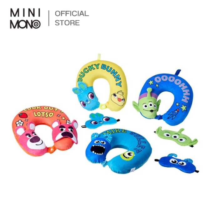 Mini Mono ผ้าปิดตาและหมอนรองคอ Pixar หลากสี | Shopee Thailand