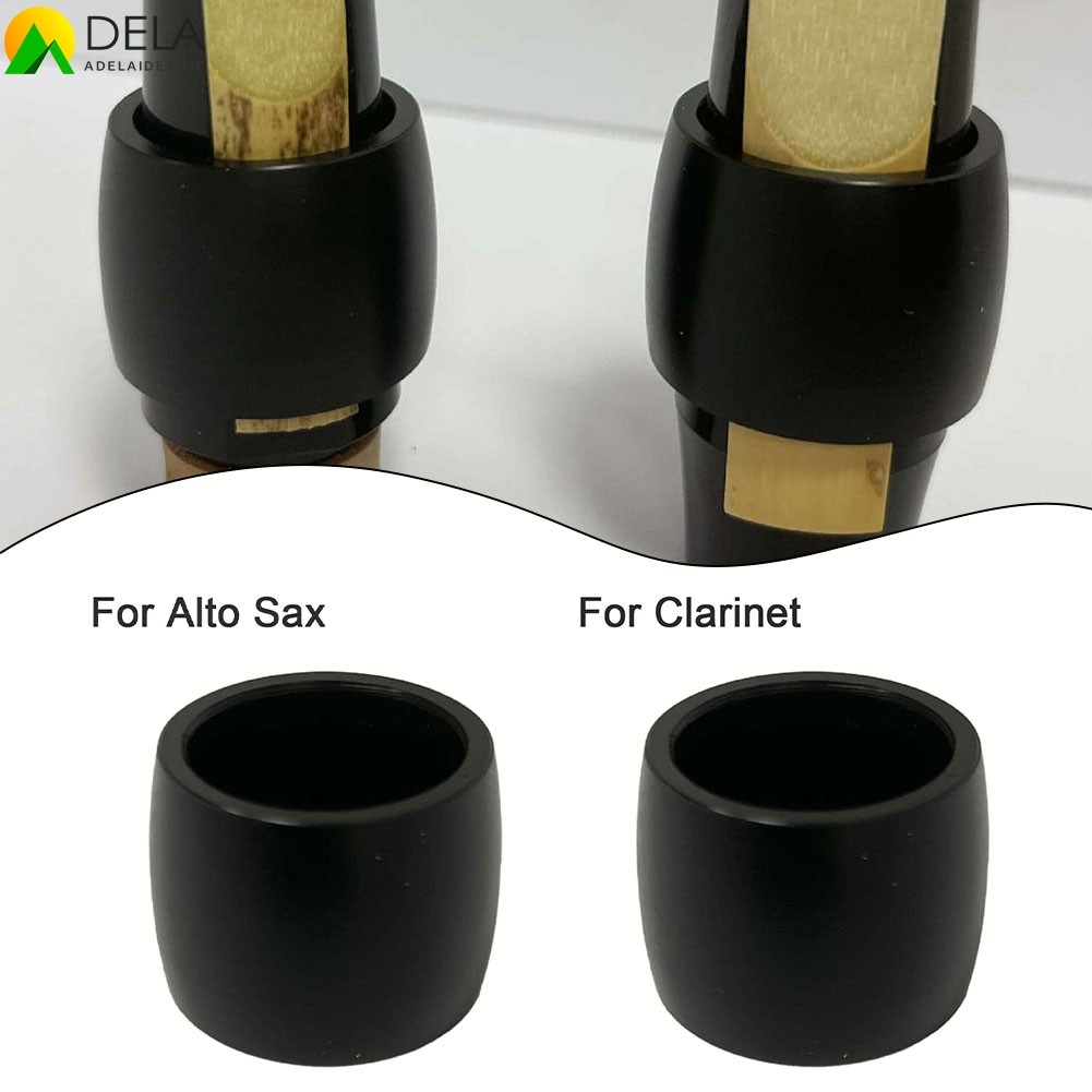 แซ็กโซโฟนปากเป่า Ligature Reed คลิป Clamp แหวนพลาสติกสําหรับ Alto Sax ...