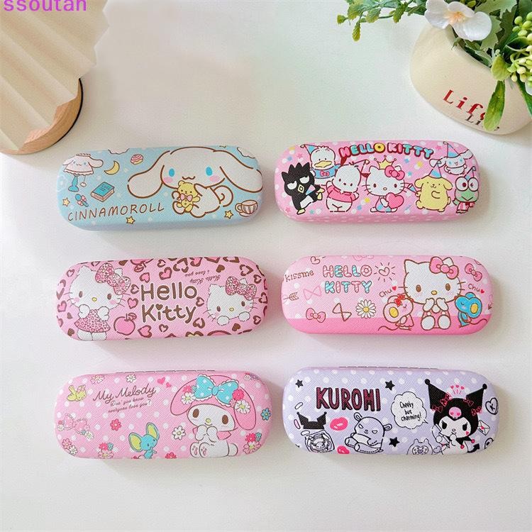 [TSST] Sanrio Hello Kitty Cinnamoroll Kuromi แว่นตาสายตาสั้นแว่นตากล่องเก็บอะนิเมะ Kawaii น่ารัก ...