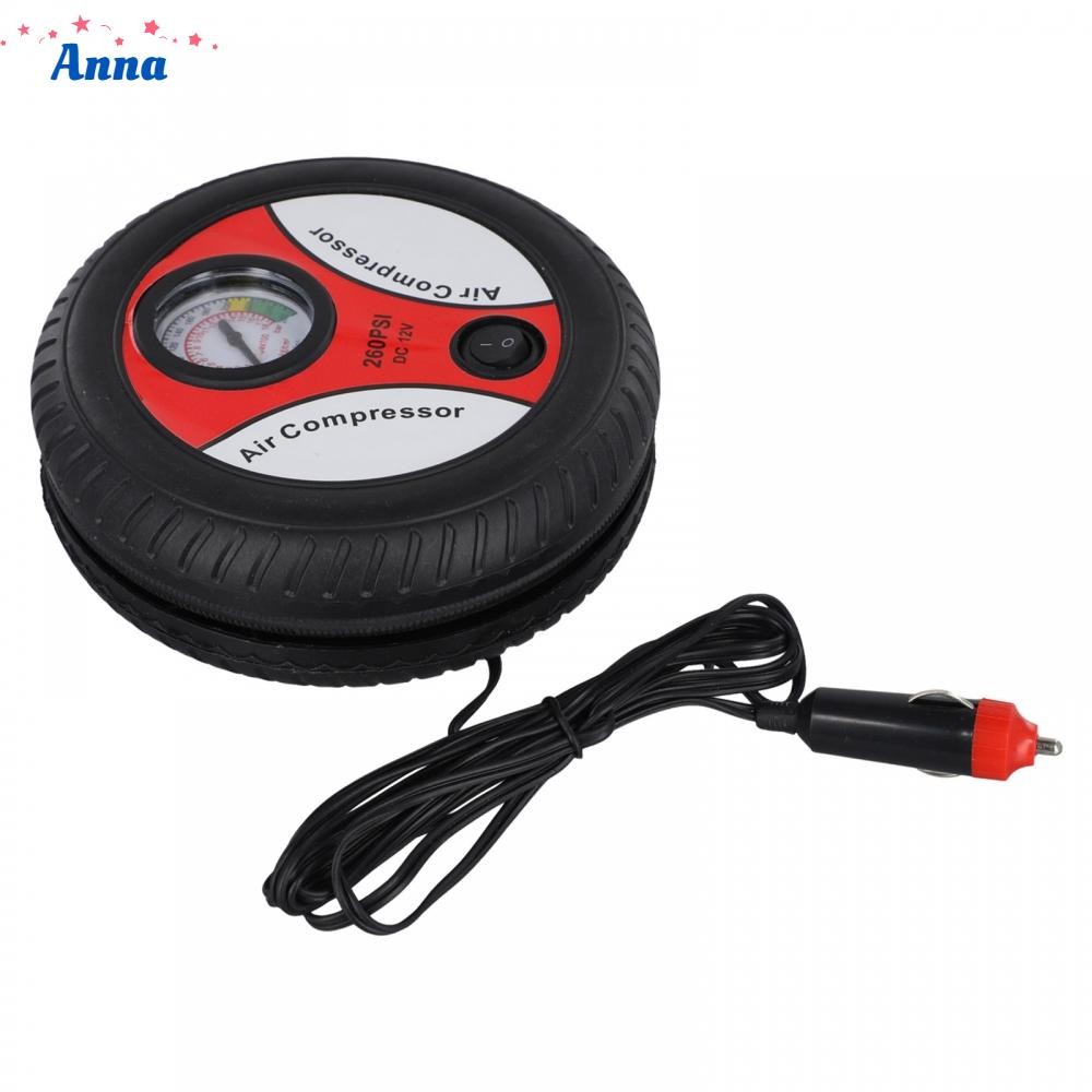 【Anna】Portable Air Compressor Tire Inflation Pump Tyre Inflator Pump ...