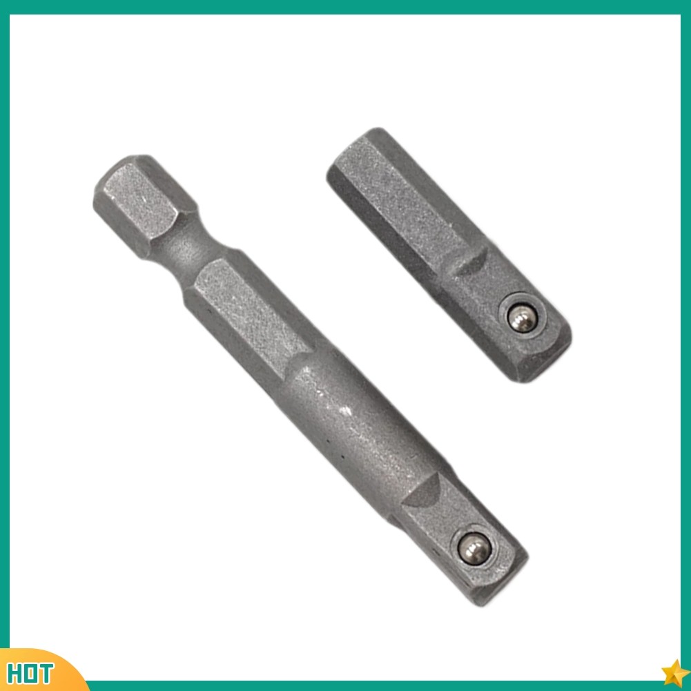 FARYPOKT2pcs ซ็อกเก็ตอะแดปเตอร์แปลง 1/4\" Hex Shank Drive Extension Rod ...
