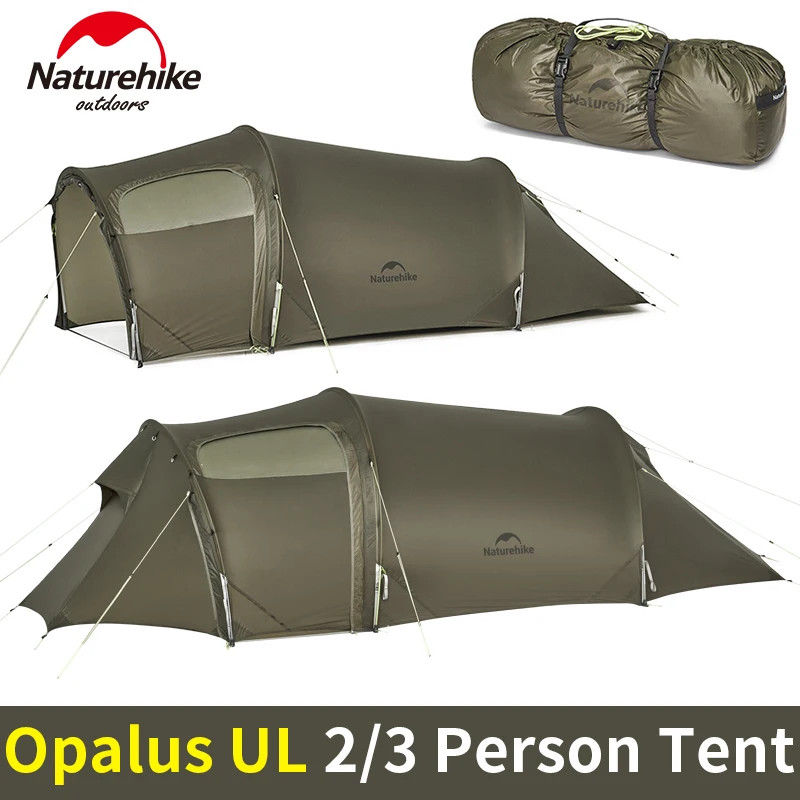 Naturehike Opalus UL เต็นท์อุโมงค์ 2-3 คน 15D ไนลอน 4 ฤดูกาลเต็นท์เดินป่าน้ําหนักเบาพื้นที่ขนาด ...