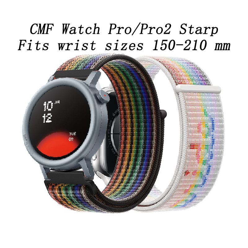 สําหรับ CMF Watch Pro / CMF Watch Pro2 สายนาฬิกาไนลอน Velcro Watchband ...