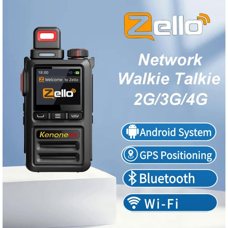 2024 Zello PoC Network Walkie Talkie 4G Long Range Universal Frequency ...