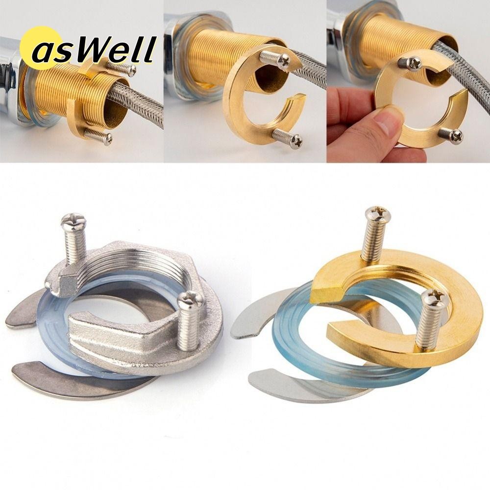 Aswell 1 ชิ้นก๊อกน้ํา Locknut, อุปกรณ์ทดแทนอ่างล้างหน้าแตะชุดอุปกรณ์ยึด ...