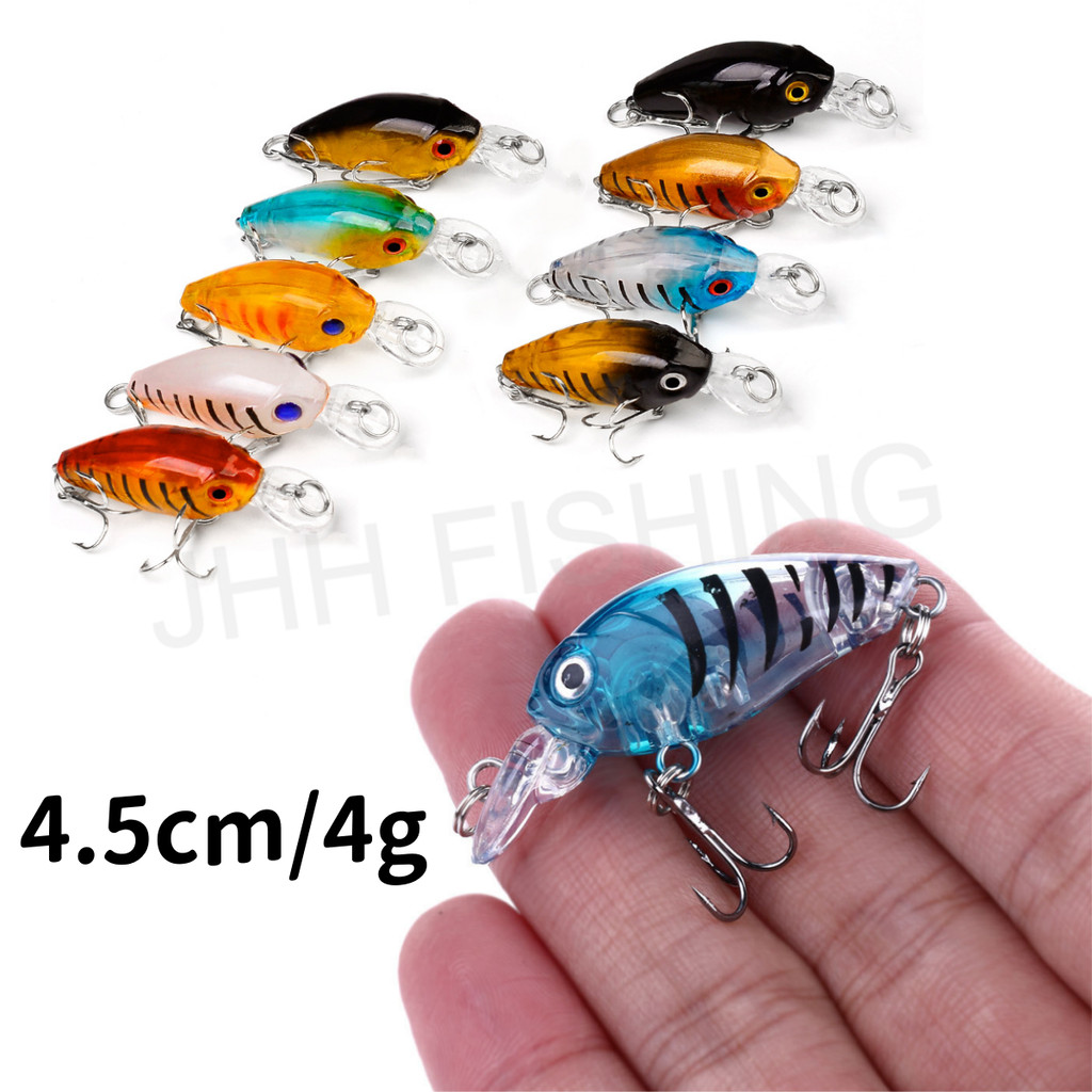 【4.5ซม./4ก.】 เหยื่อ Lure เหยื่อตกปลาไบโอนิค Rock Fatty เหยื่อแข็ง ...