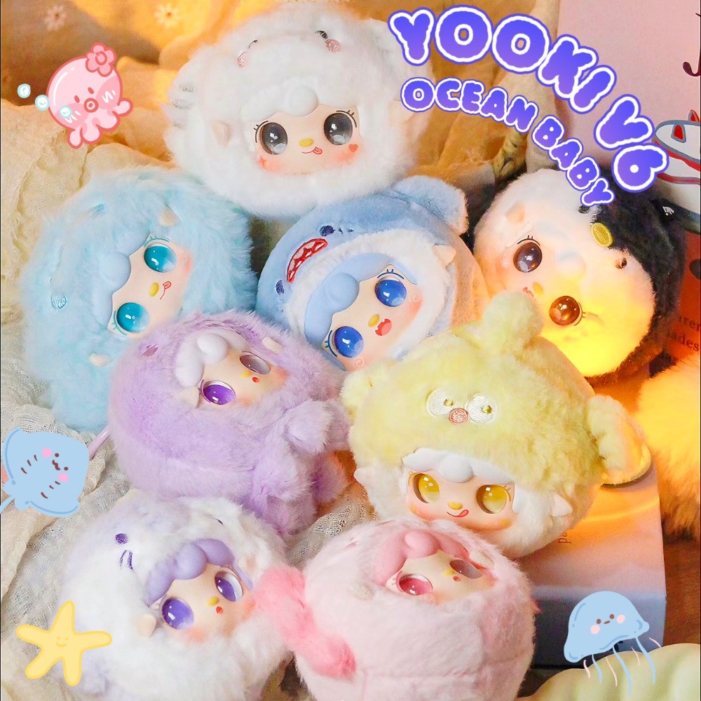 Yooki V6 mini ocean baby พวงกุญแจ กล่องสุ่ม พร้อมส่งในไทย Blind box ...