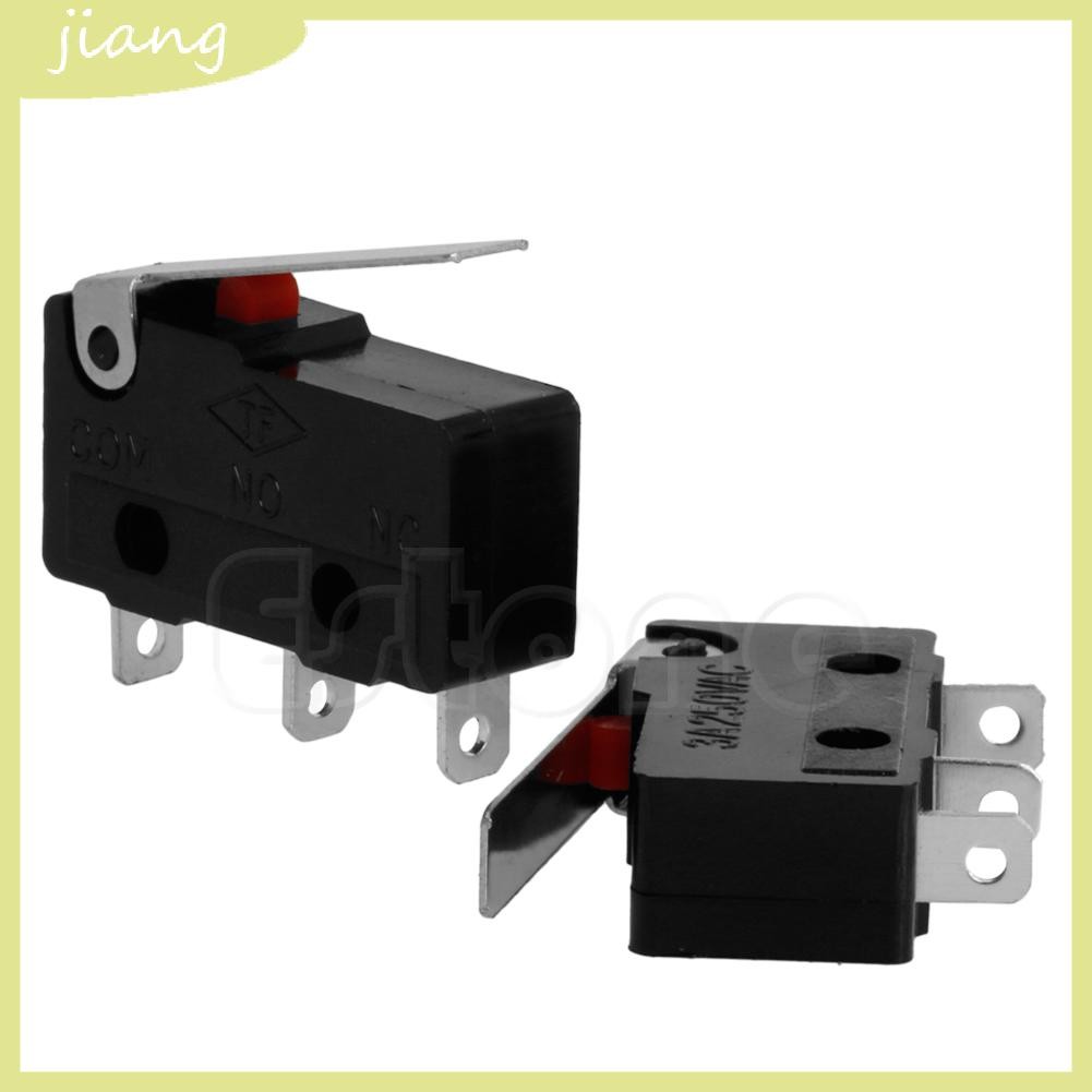 JN 2 ชิ้น C+NO + NC Micro Switch พร้อม Roller Arm Lever Limit Switch ...