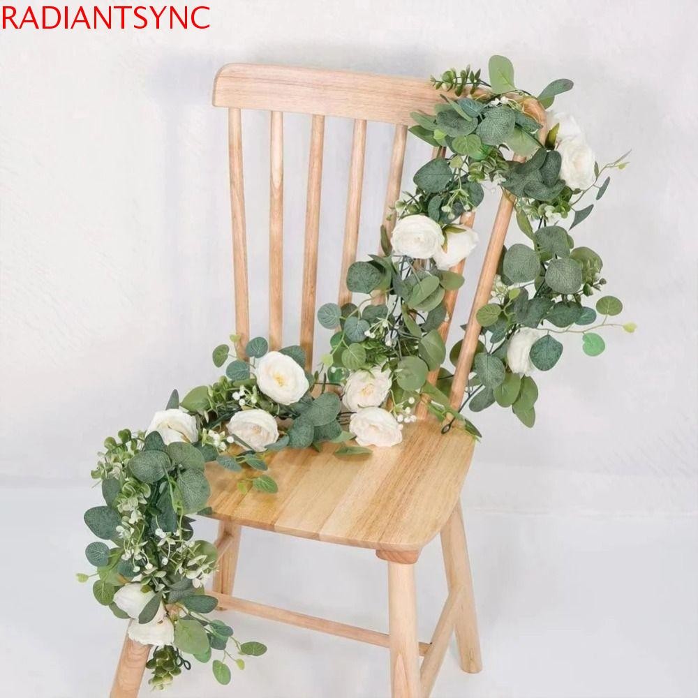 RADIANTSYNC ใบยูคาลิปตัสปลอม, เถาวัลย์ประดิษฐ์อเนกประสงค์ที่สมจริง, Greenery 180 ซม. เหมือนจริง ...