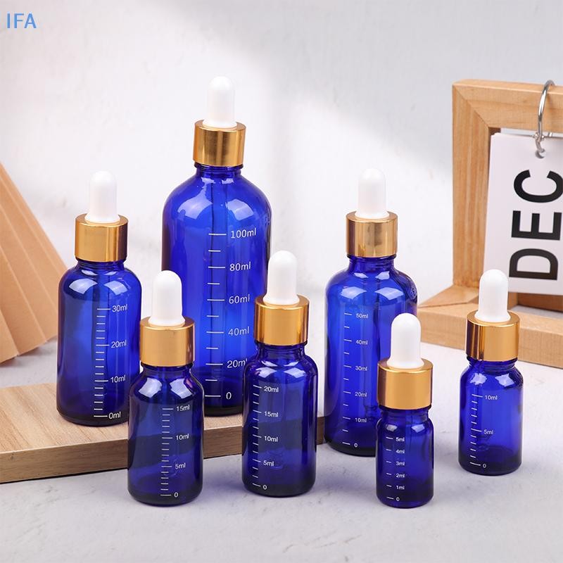 IFA 5ml-100ml ขวดหยดขนาด Reagent Eye Drop Blue Glass Aromatherapy ...