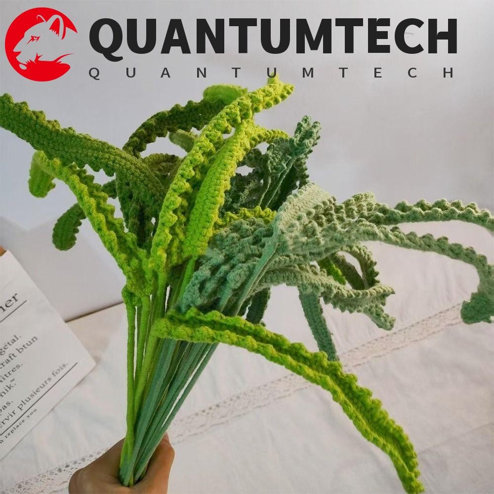 QUANTUMTECH โครเชต์ดอกไม้ประดิษฐ์, DIY Craft น่ารักถักด้วยมือ Rose Bouquet, Fake Flo สําเร็จรูป ...