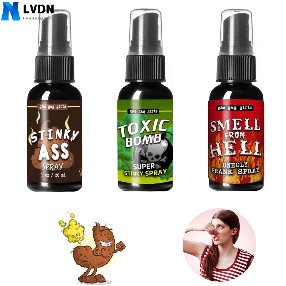 30ml Novelties Liquid Fart Gag Prank Joke Spray Can Stink Bomb Smelly ...