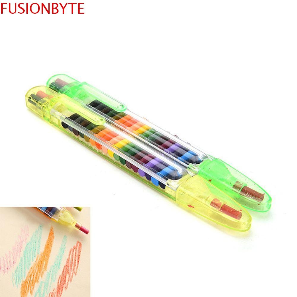Fusionbyte ดินสอสีเครื่องมือปริศนานักเรียนวาดเด็กของขวัญพาสเทลน้ํามันปากกาวาด Crayon Swap ดินสอ ...