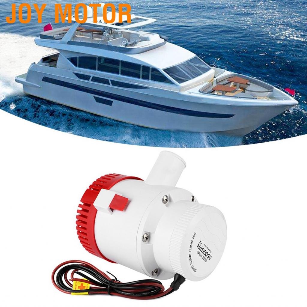 Joy Motor 3500GPH 12V Professional Submersible ปั๊มน้ำท้องเรือ Marine ...