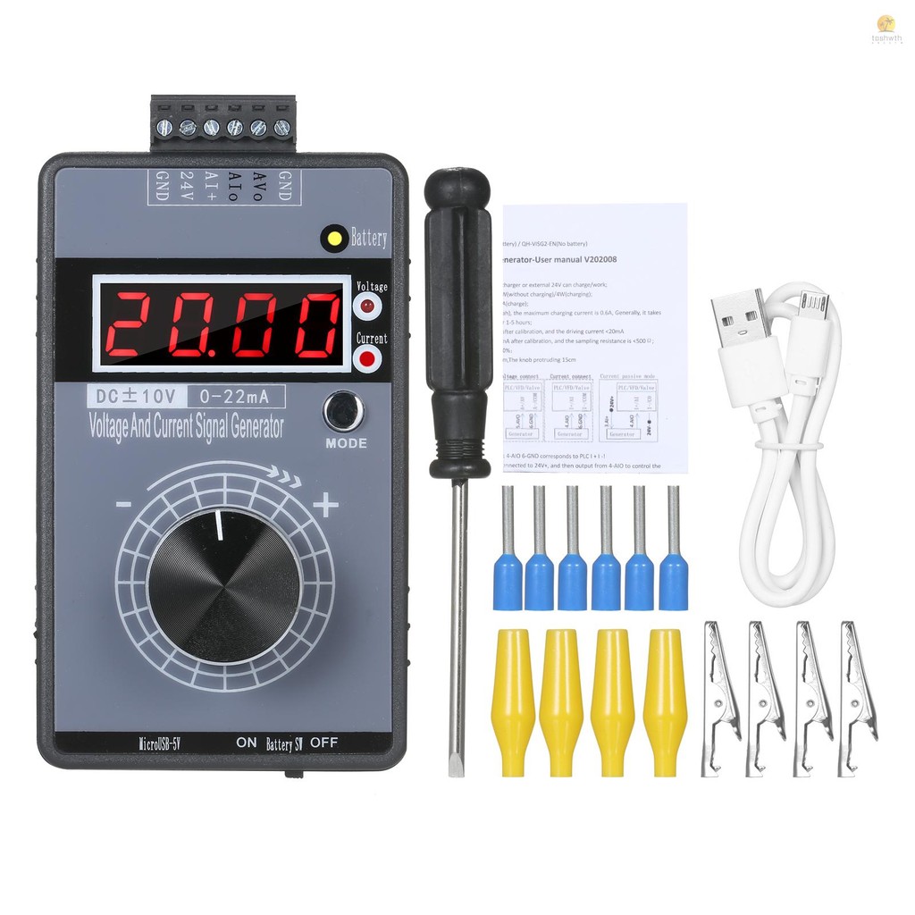 แบบพกพา Precision Current เครื่องกําเนิดสัญญาณแรงดันไฟฟ้า Programmable ...