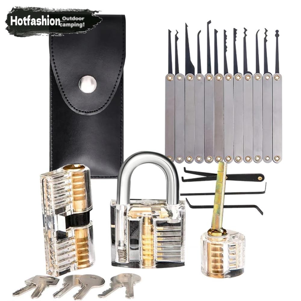 ปลดล็อค LockPractice Lock Pick Set Key Extractor Padlock Lockpick Tool ...