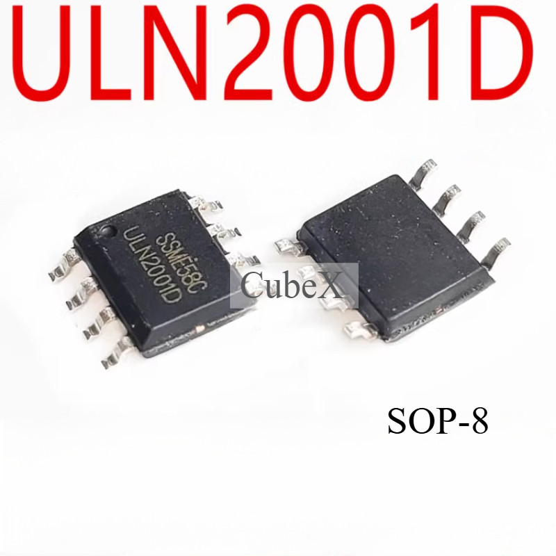 ไดร์เวอร์ 3 ช่อง Original ULN2001 ULN2001D ULN2001DS SOP-8 SMD รีเลย์ไ ...