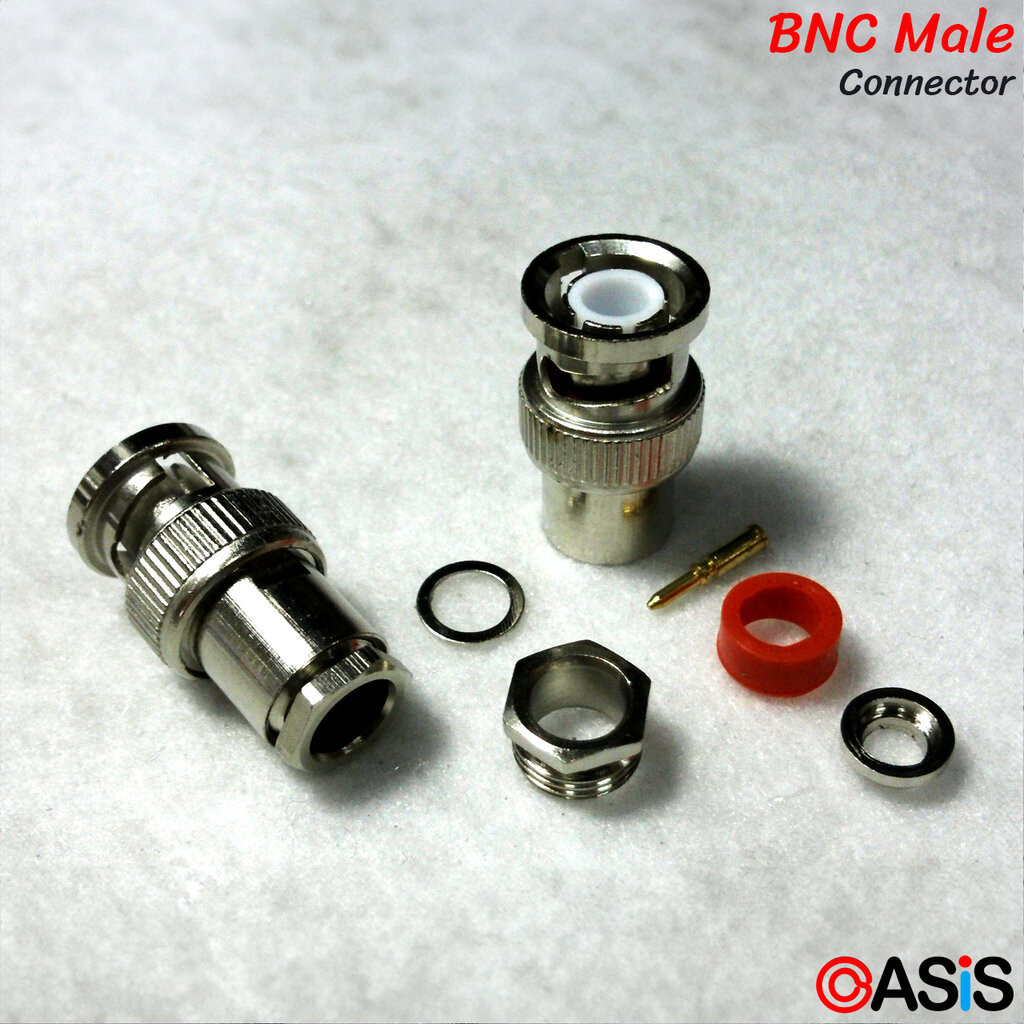 ปลั๊ก BNC RG-58 (ตัวผู้) แบบขันน็อต | Shopee Thailand