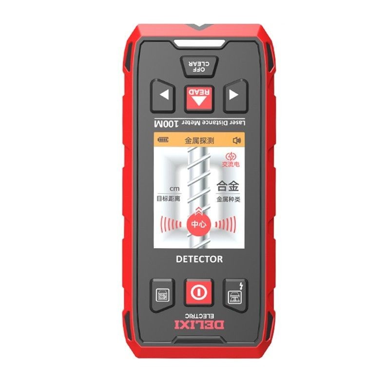 Delixi Laser Distance Meter for Walls and Floors, Material Recognition ...