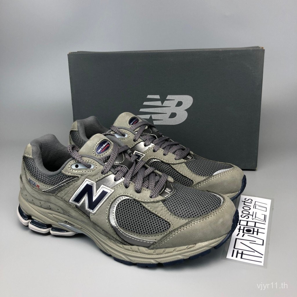 รองเท้าวิ่งกีฬาแบบสบาย New Balance NB2002 สีเทาคลาสสิก สำหรับผู้ชายและ ...