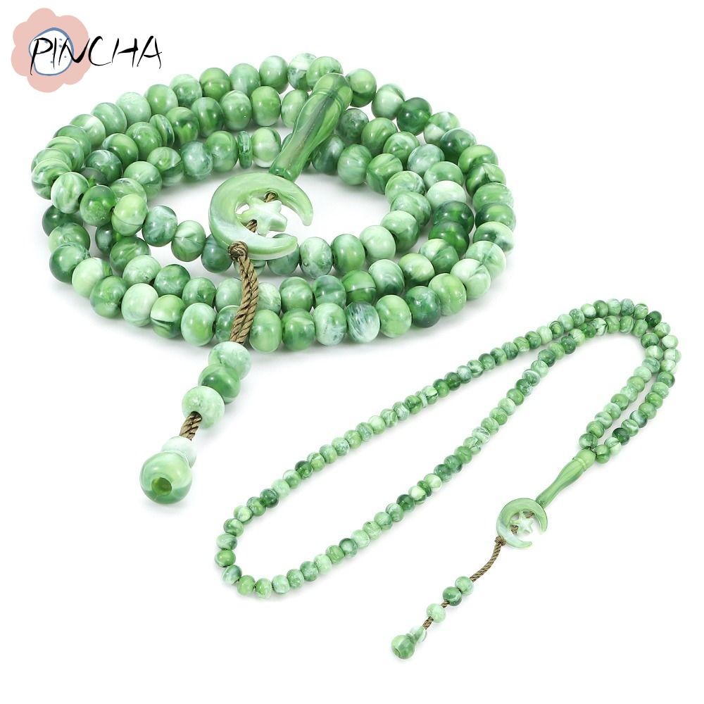 PINCHA 2 ชิ้นลูกปัด, Misbaha Tasbeeh มุสลิม Tasbih 99 ลูกปัด, Allah ...