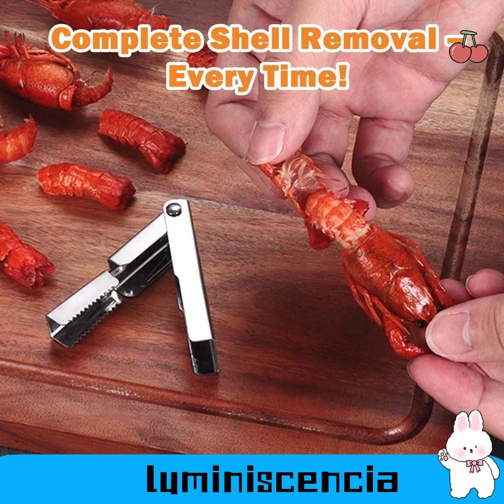 LUMINESCIA 1/2 ชิ้น Crawfish Lobster Sheller พกพาสะดวกและใช้เครื่องมือ ...