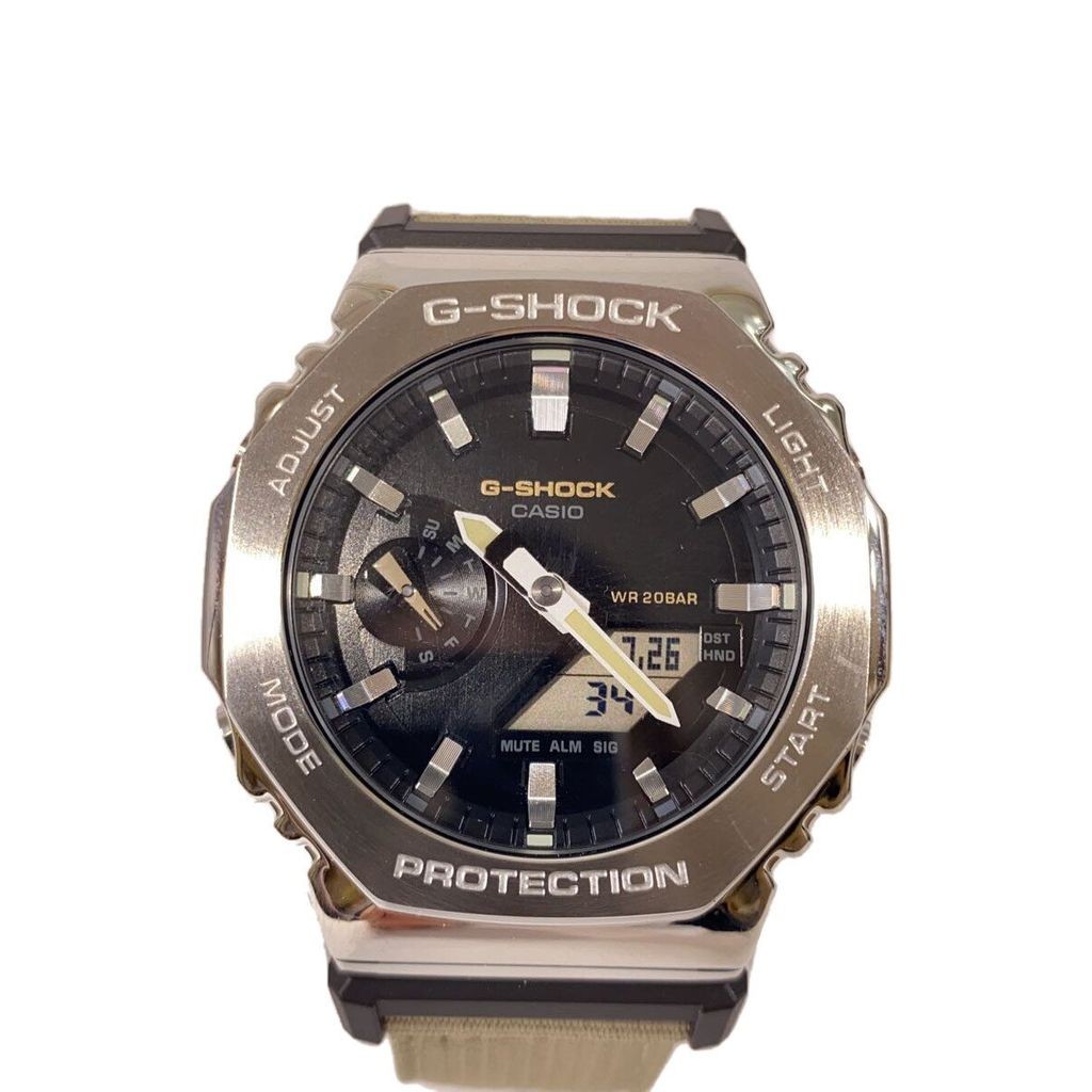 CASIO Mens 2100 Series 20 ATM Water Resistance Quartz Digiana GM-2100C ...