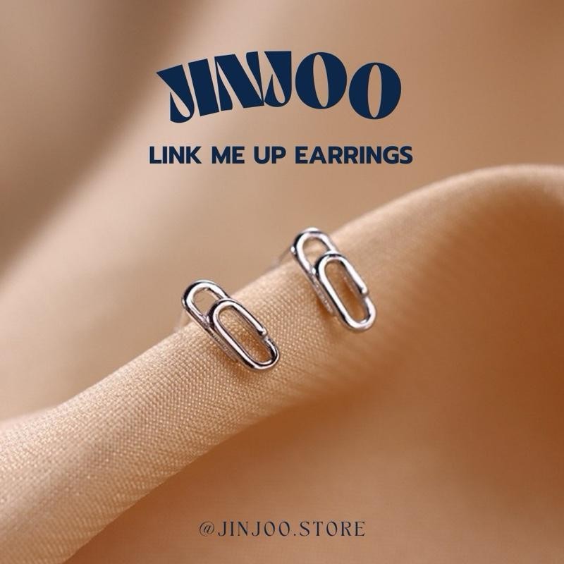 Jinjoo ต่างหูคลิปหนีบกระดาษ รุ่น Link Me Up ดีไซน์เรียบเท่ ทันสมัย สื่อ ...