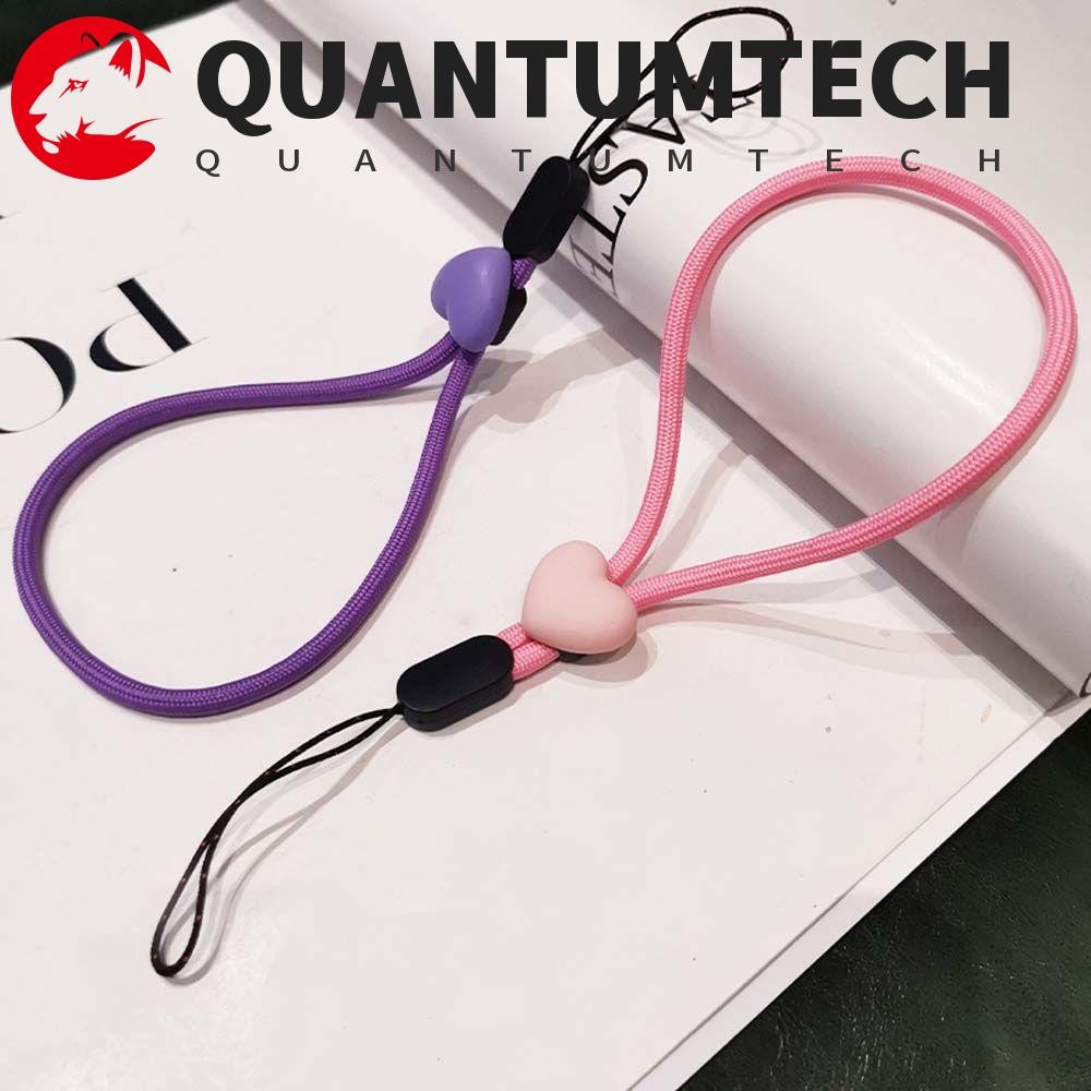 QUANTUMTECH เชือกเส้นเล็กโทรศัพท์มือถือสั้นมือข้อมืออุปกรณ์โทรศัพท์มือถือเชือกแขวนสายแขวนสายรัด ...