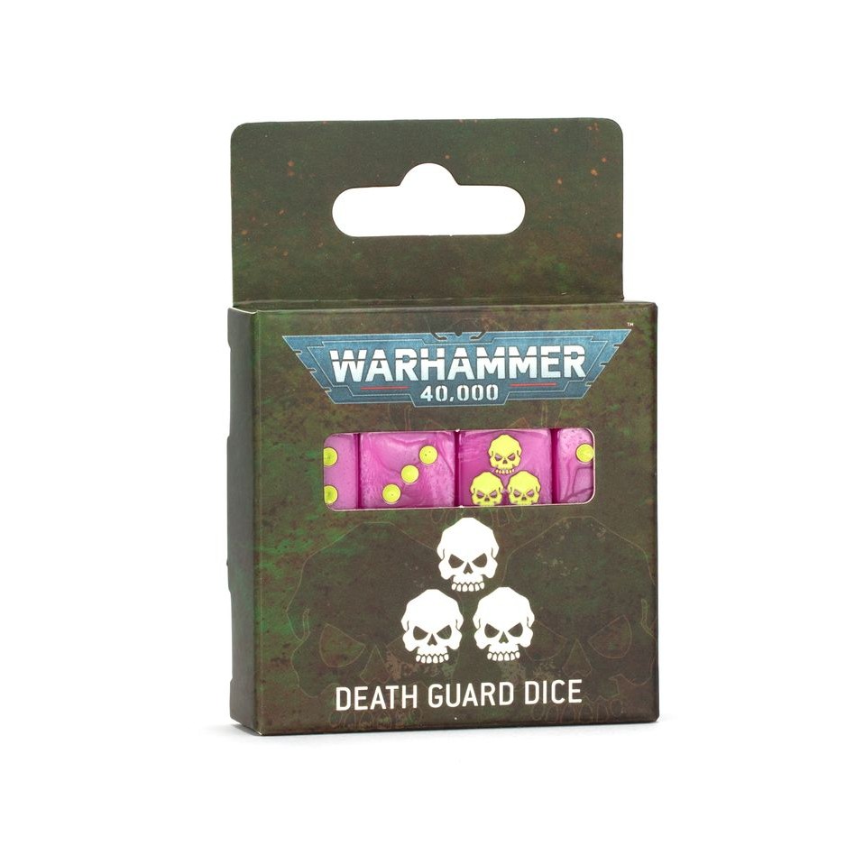 WARHAMMER 40K: ชุด DEATH GUARD DICE | Shopee Thailand