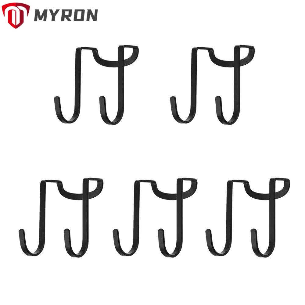 Myron 1/5 ชิ้น Hook, Double S รูปตะขอตู้สแตนเลส, ทนทาน 2.2 นิ้วประตู ...
