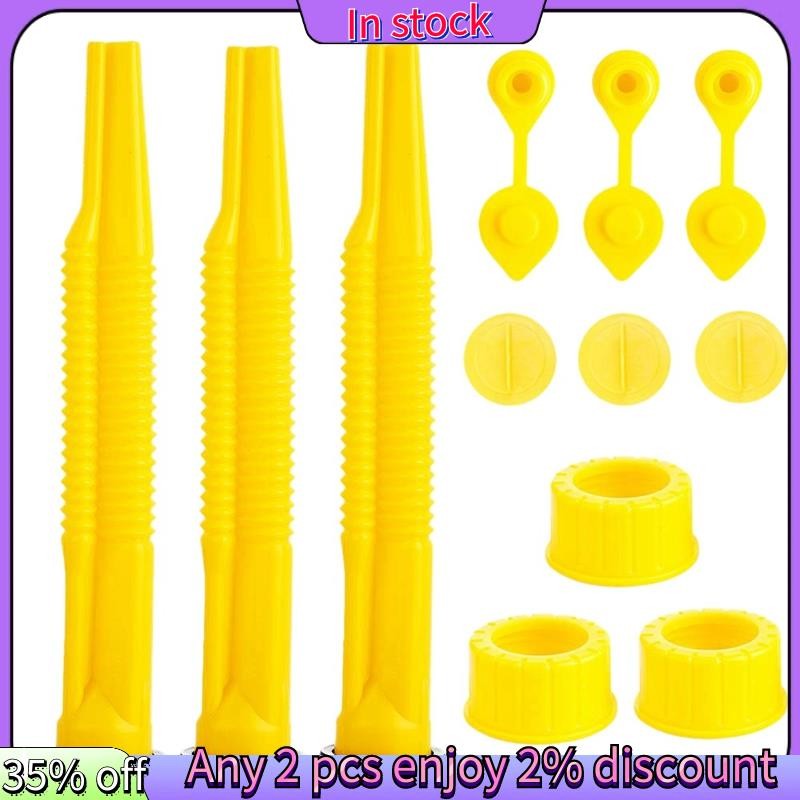 ในสต็อก-universal Gas Can Spout Replacement, 3 Pack ยืดหยุ่น Pour หัว ...