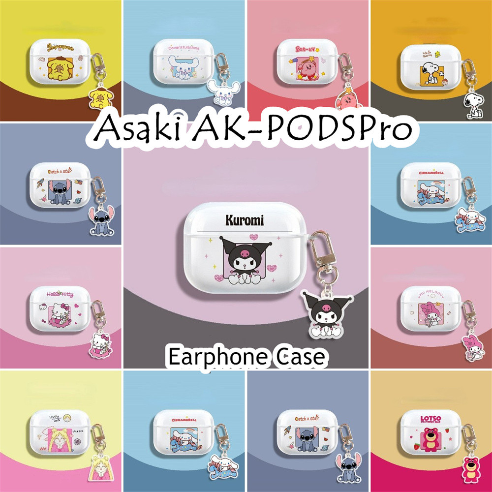 READY STOCK!นําไปใช้กับ Asaki AK-PODSPro เคส Case เคสหูฟัง การ์ตูนนวัตกรรม ซิลิโคนนุ่ม เคส เคสหู ...
