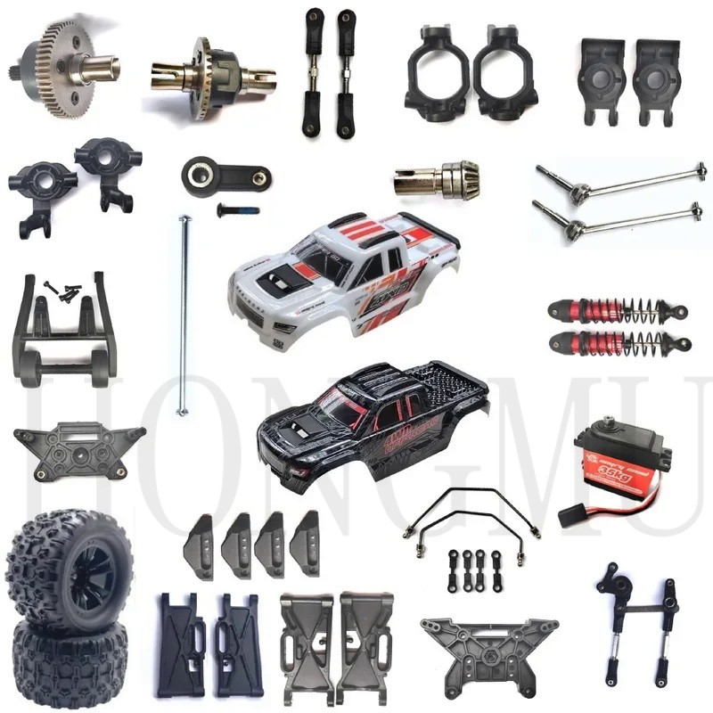 Mjx Hyper Go 10208 1/10รถ RC RC รถบรรทุกอะไหล่เกียร์/ยาง/เครื่องส่ง ...