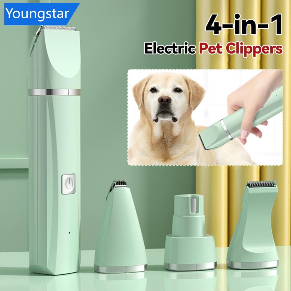 FY สัตว์เลี้ยงไฟฟ้า Push Clippers เท้าผม Trimmer Professional Care อุปกรณ์สุนัขแมว Claw Pedicure ...