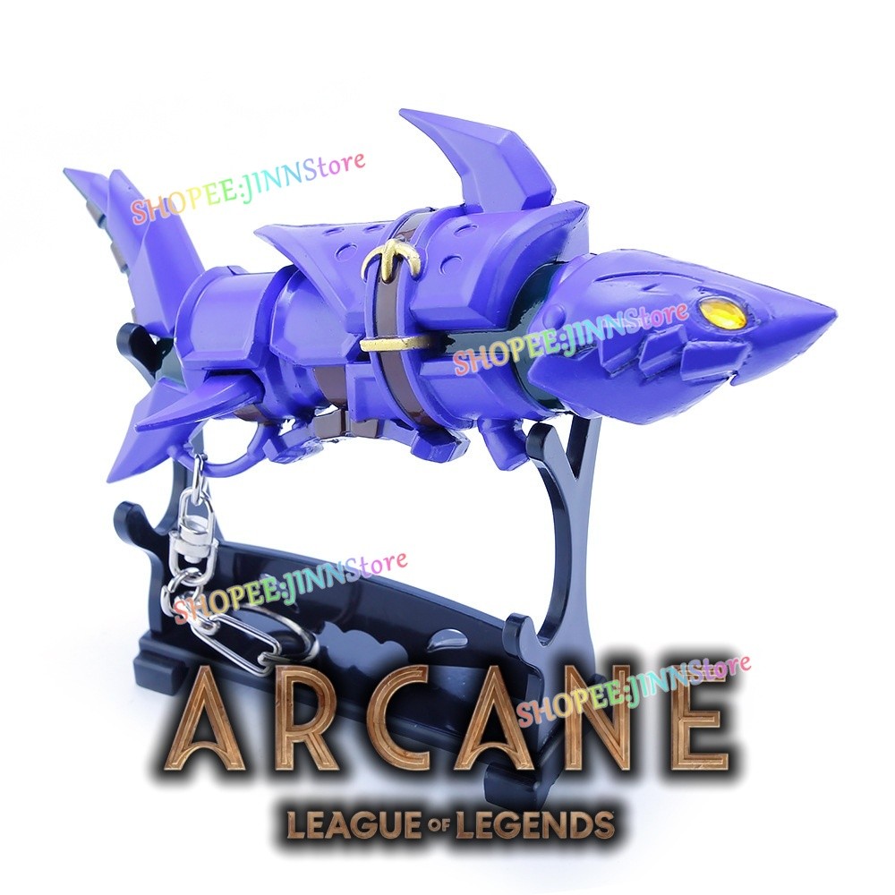 - Jinn - League of Legends ภาพยนตร์พวงกุญแจ Arcane LOL JIDX Fishbones ...