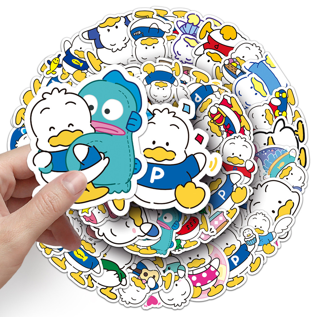 พร้อมส่ง!เป็กเกิ้ล Pekkle SANRIO Sticker สติกเกอร์กันน้ำรูปแบบที่ ...